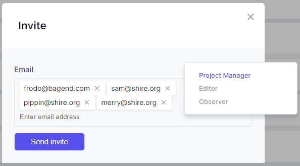 9. Inviting Users — GlobalTrack Documentation