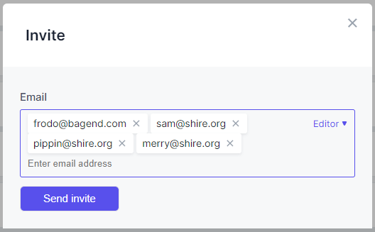 9. Inviting Users — GlobalTrack Documentation